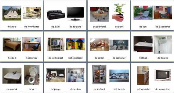 Themakaarten wonen ~ Juf Milou